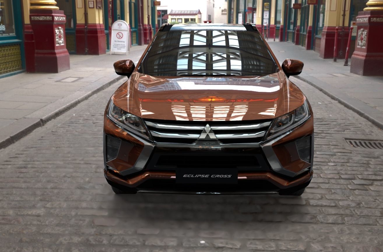 mitsubishi eclipse cross brown 3D model | CGTrader
