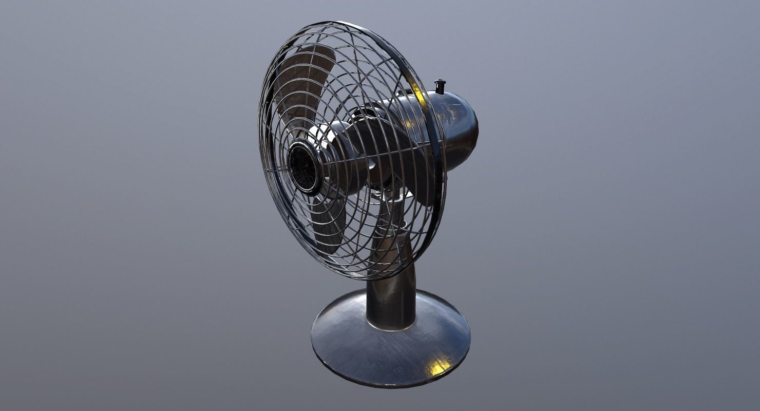 3D model Desk Fan Game Ready VR / AR / low-poly | CGTrader