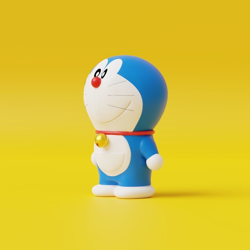 3D model Doraemon figurine VR / AR / low-poly | CGTrader
