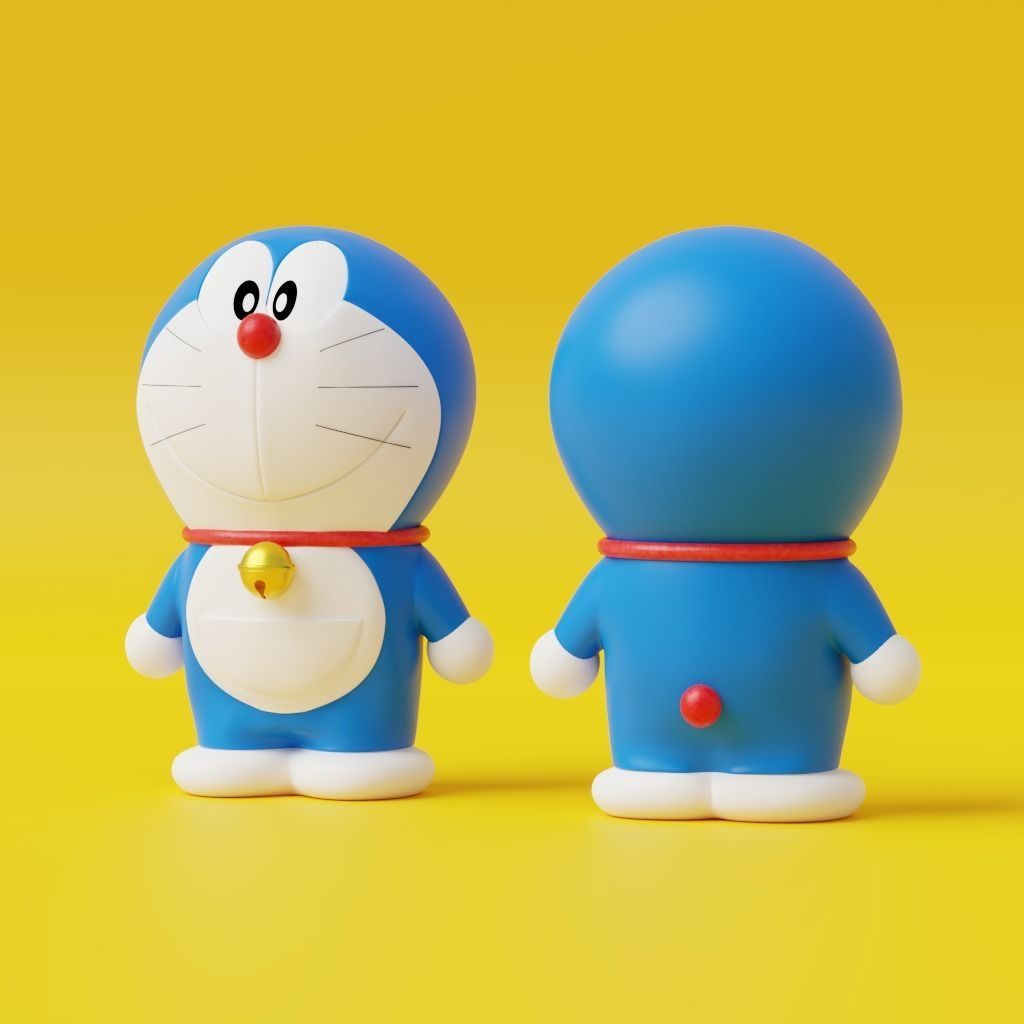 3D model Doraemon VR / AR / low-poly | CGTrader