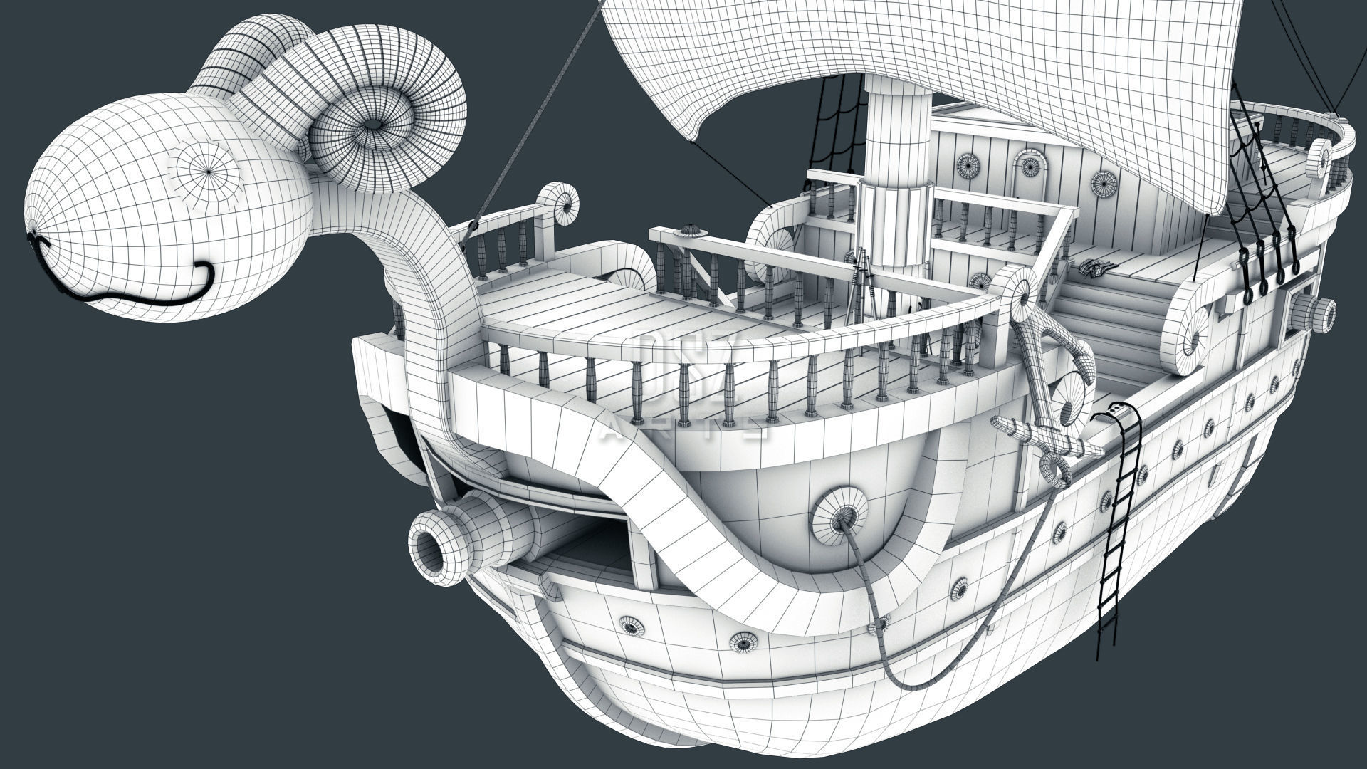 Going Merry - One Piece by DSZarts 3D model | CGTrader