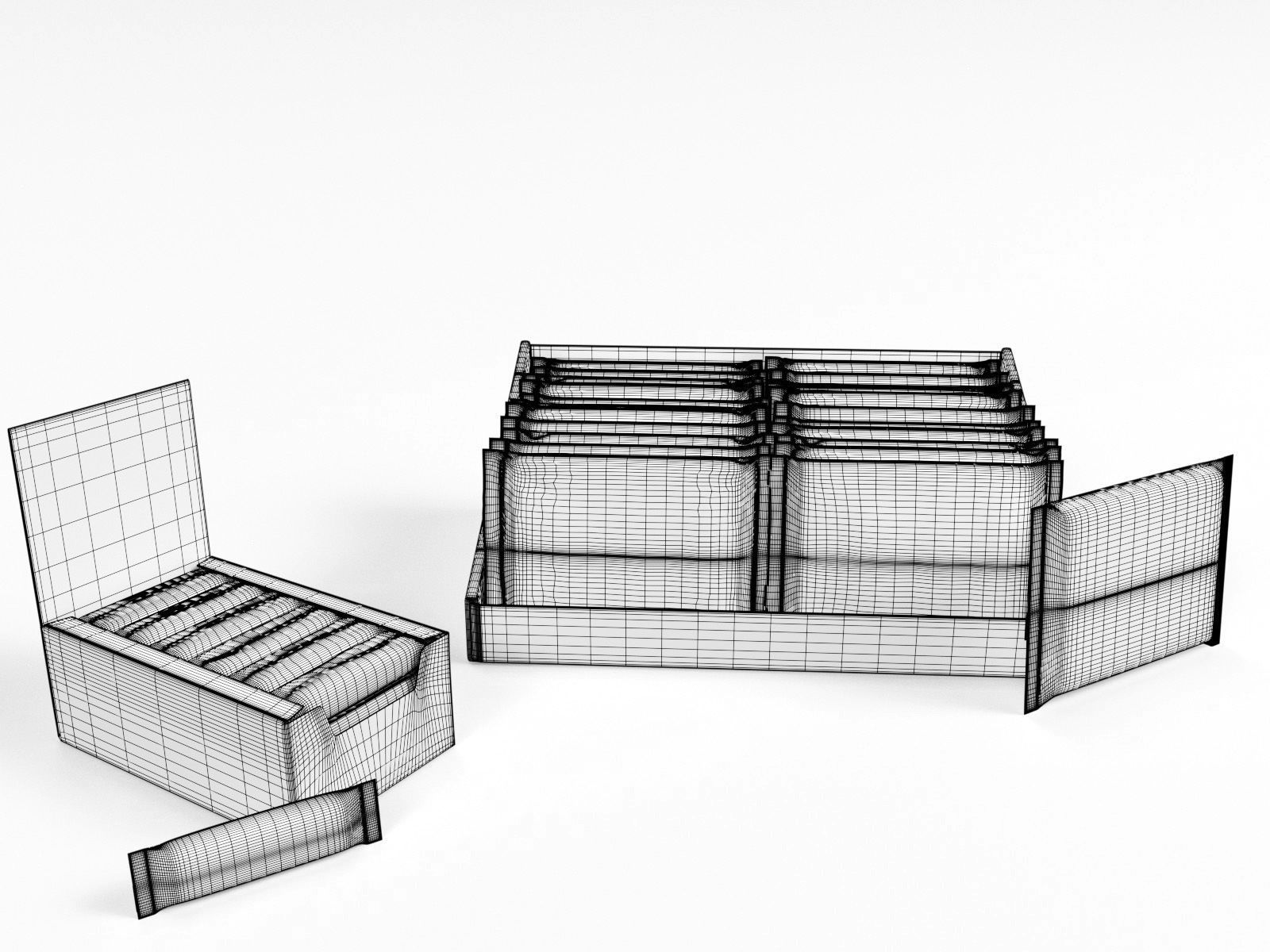 Candy bars with shelf ready display trays mars 3D model | CGTrader