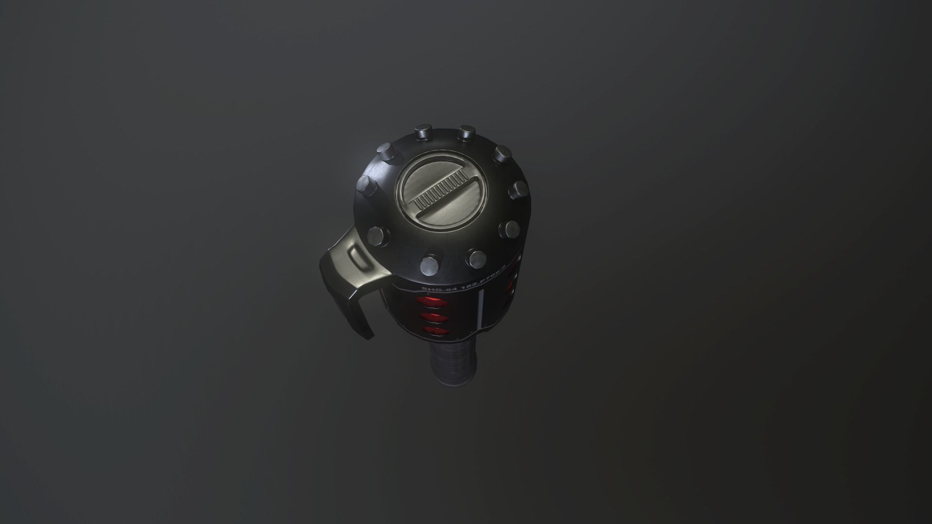 3D model Sci-Fi Frag Grenade VR / AR / low-poly | CGTrader