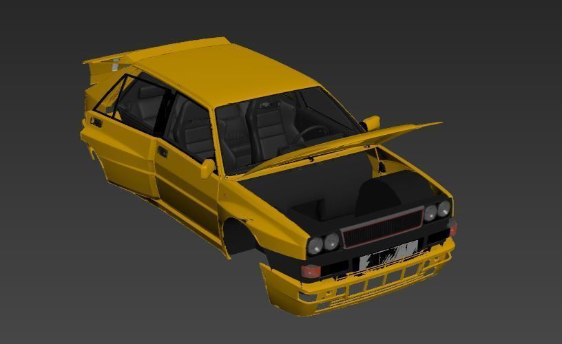 crash car 3D model | CGTrader