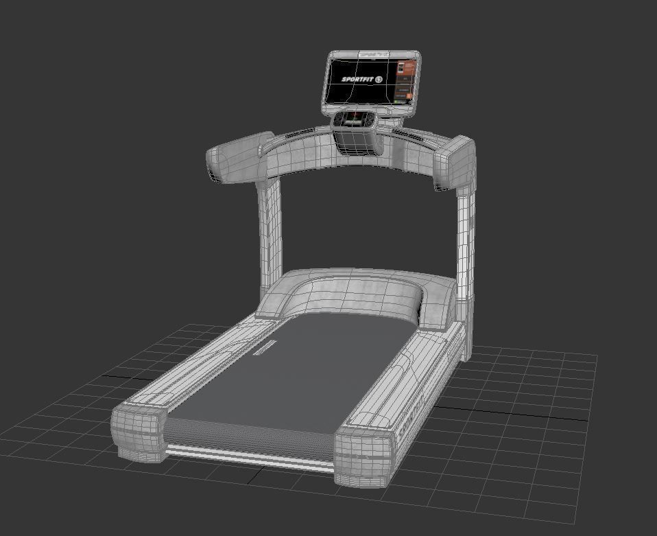Fitness Models Bike Treadmill 3D model | CGTrader
