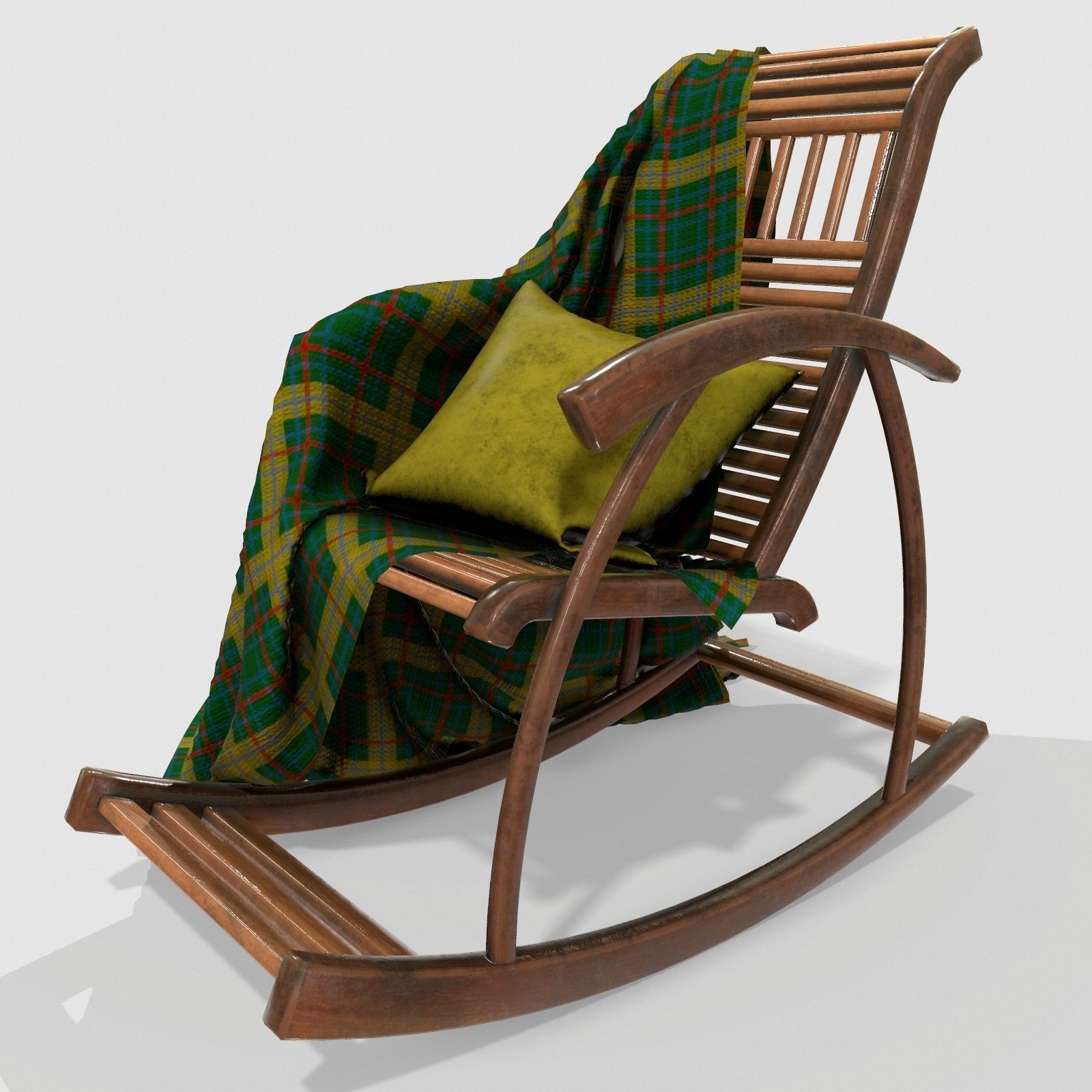 PBR Rocking chair 3d model | CGTrader