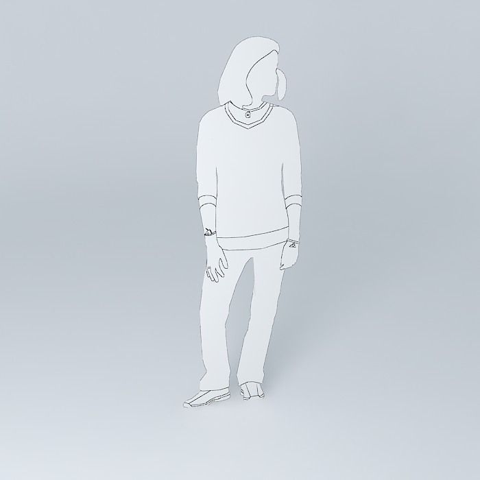 Susan as me free 3D model | CGTrader