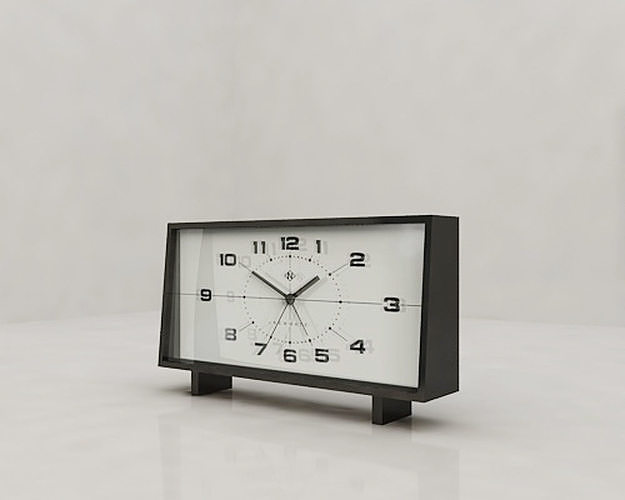 Analog Alarm Clock free 3D model | CGTrader