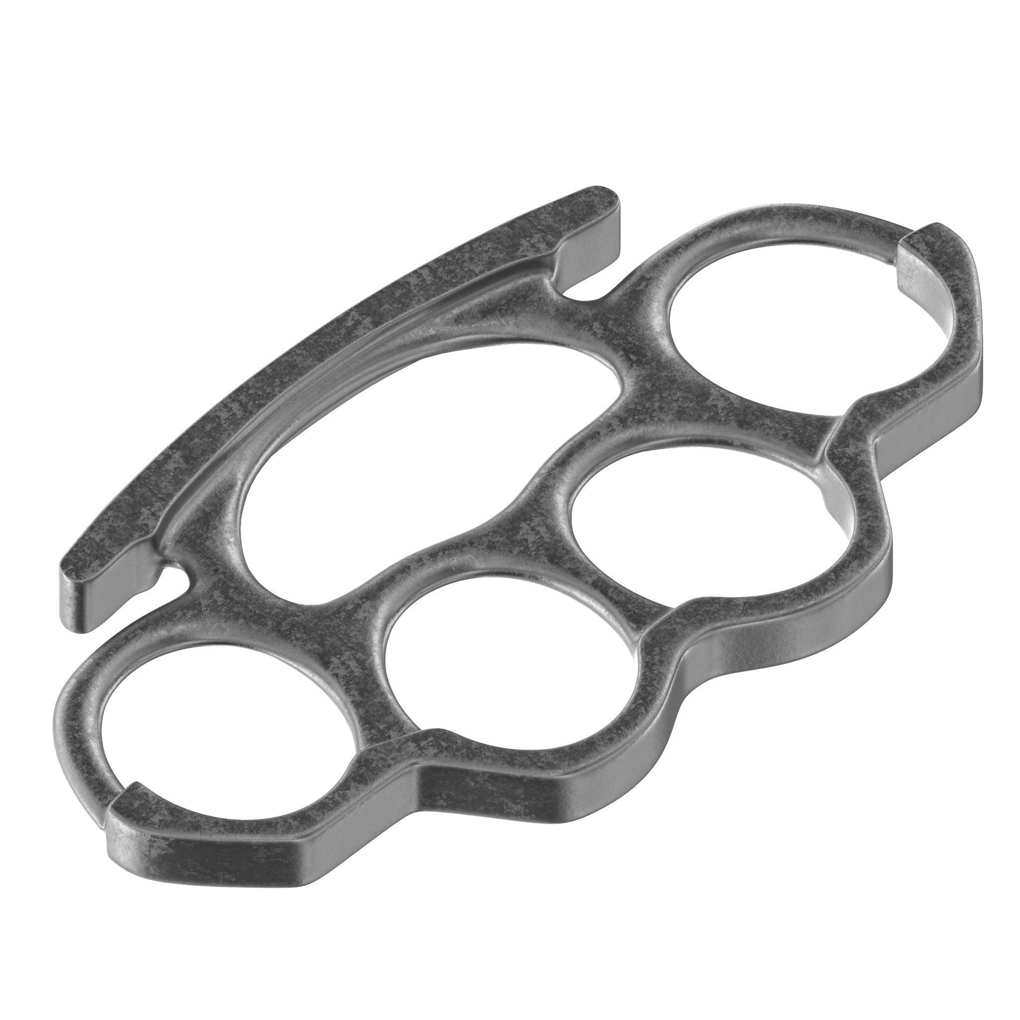 Knuckle metal fist ring 3D model | CGTrader