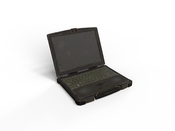 3D model Military Laptop Computer VR / AR / low-poly | CGTrader