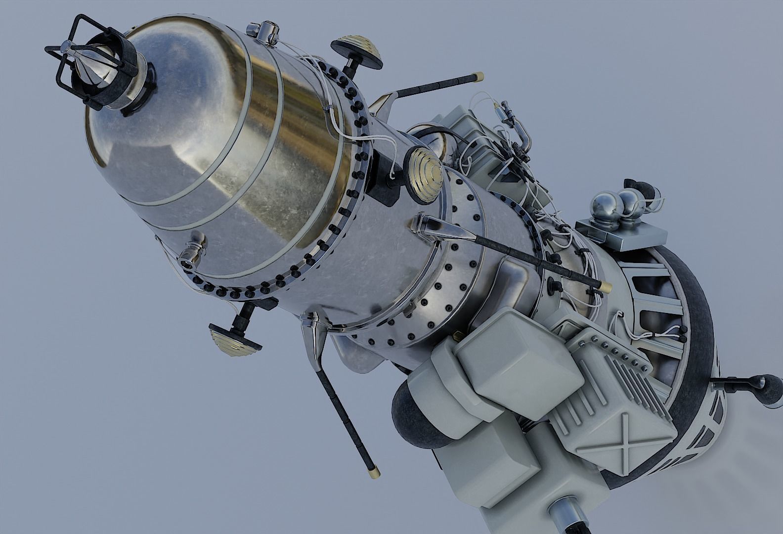 Luna 10 3D model | CGTrader