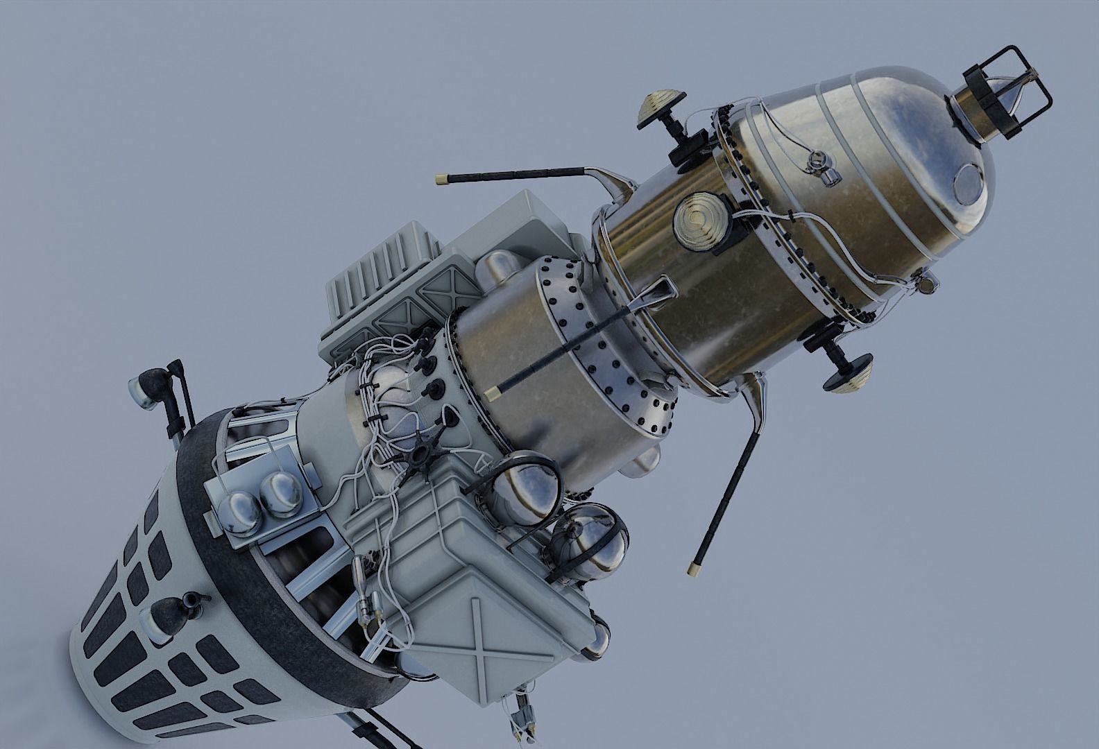 Luna 10 3D model | CGTrader