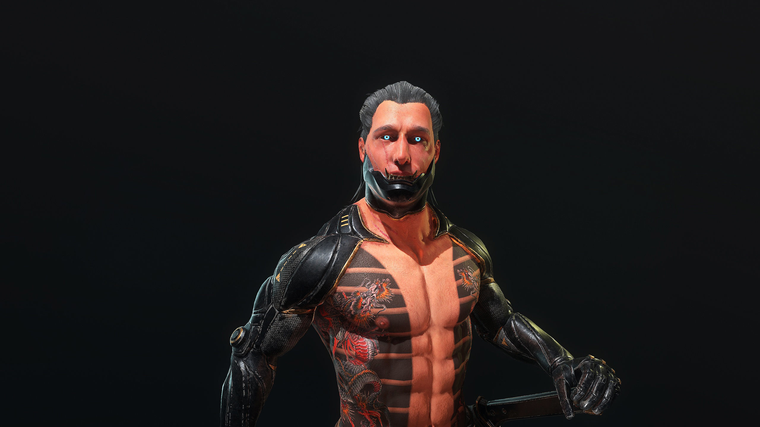 3D model Cyborg Yasha rigged VR / AR / low-poly rigged | CGTrader