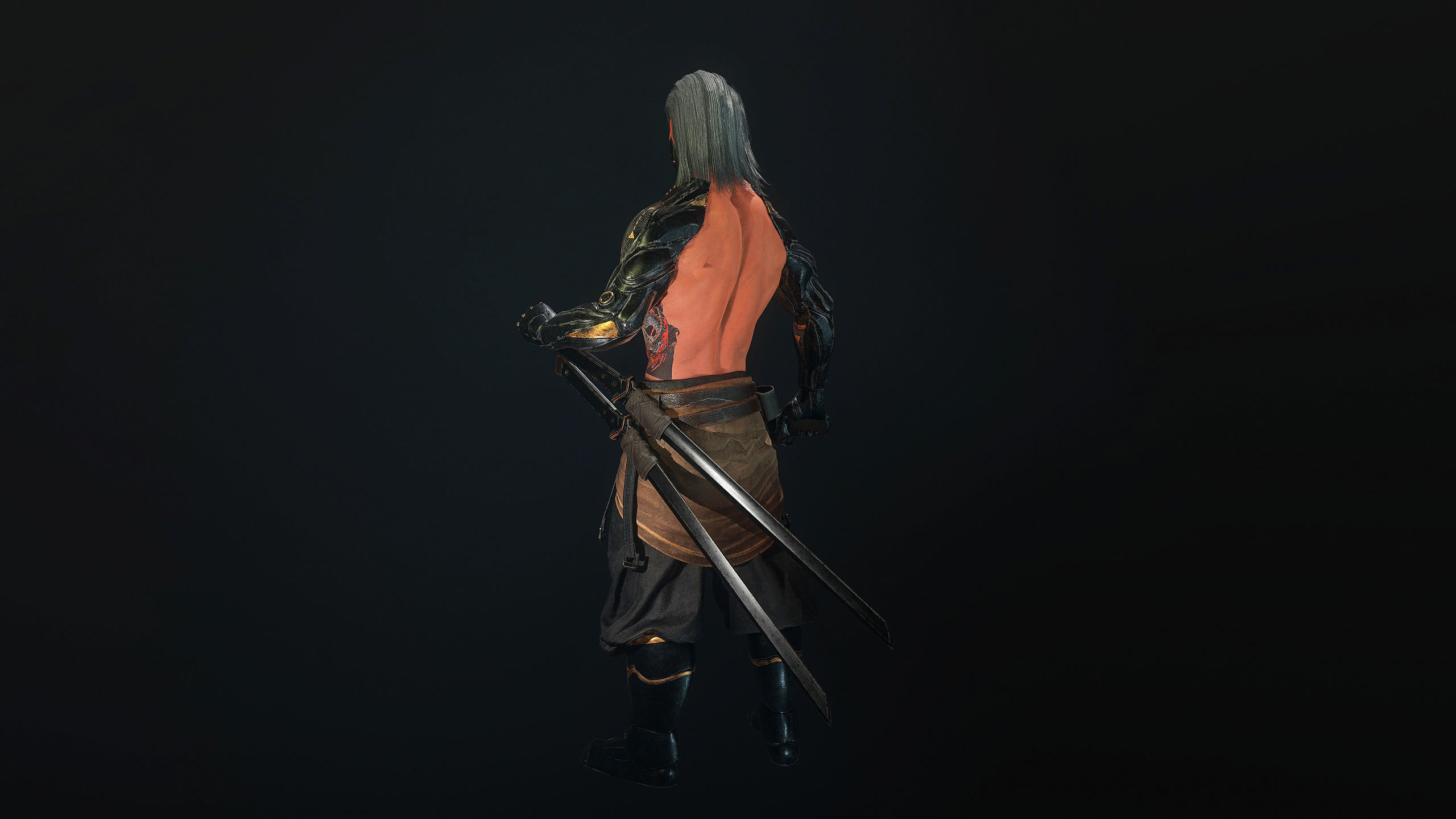3D model Cyborg Yasha rigged VR / AR / low-poly rigged | CGTrader