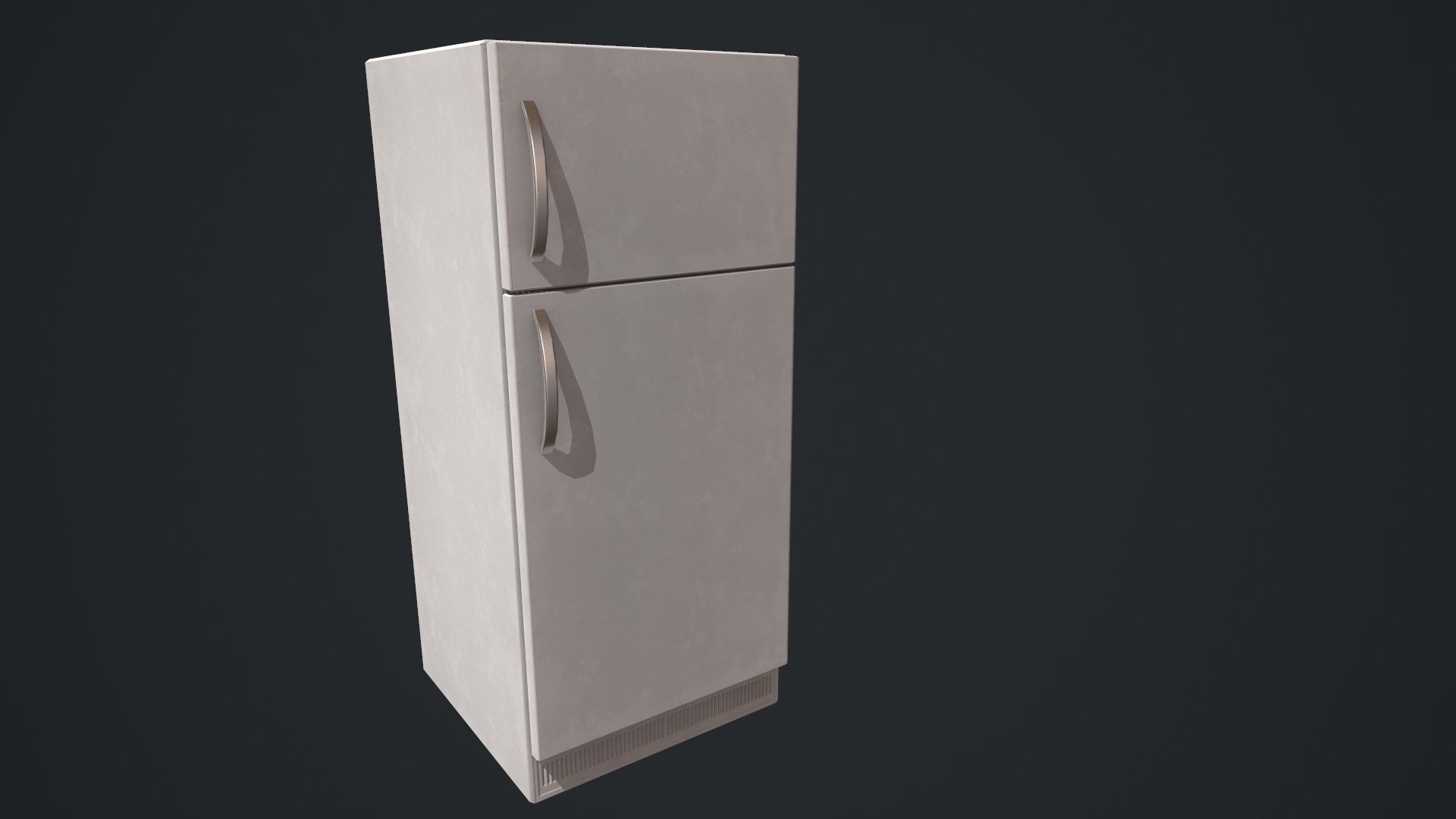 3D model Fridge - White Fridge - Simple Fridge VR / AR / low-poly ...