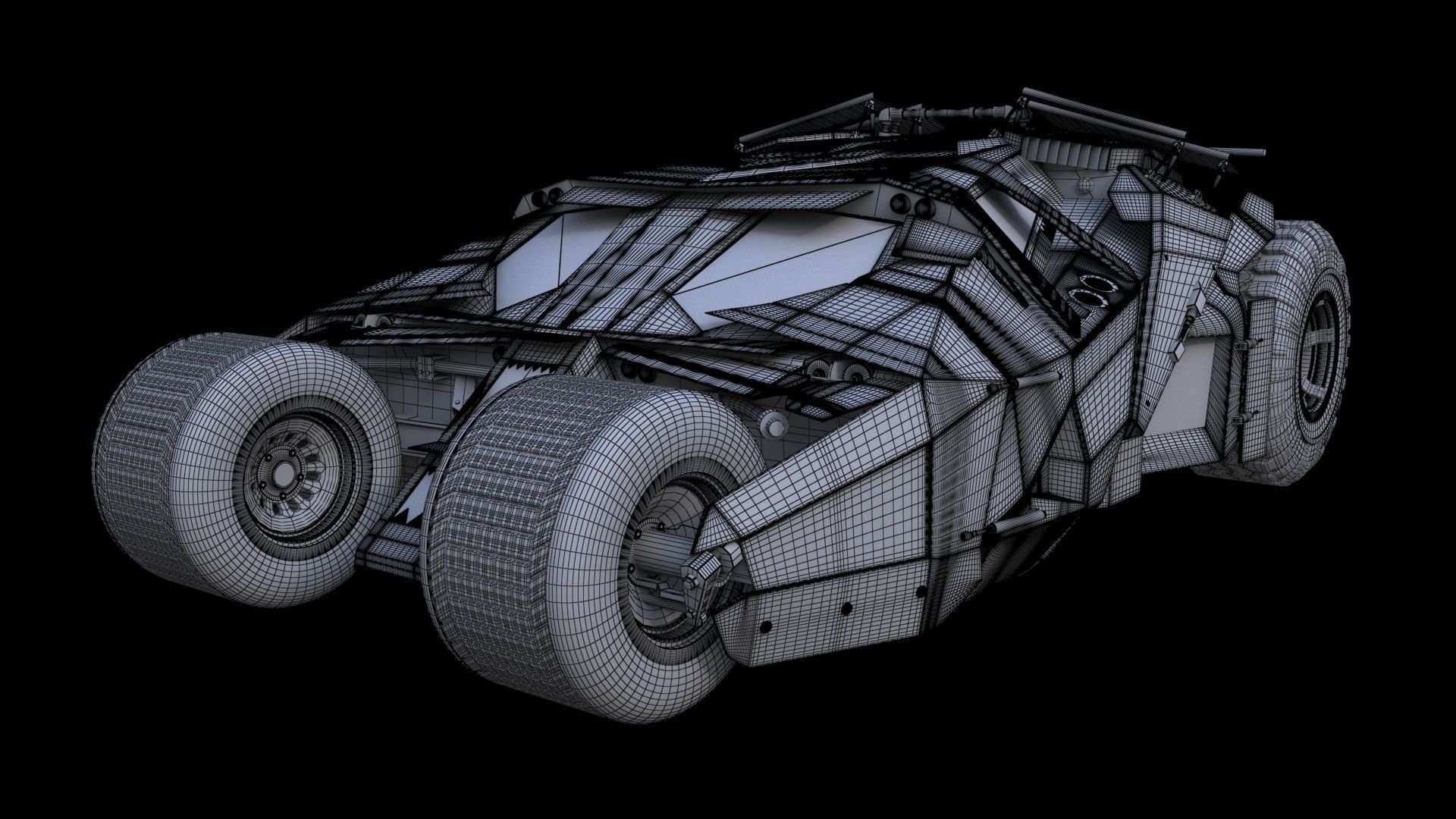 Batman Tumbler Batmobile 3D model | CGTrader