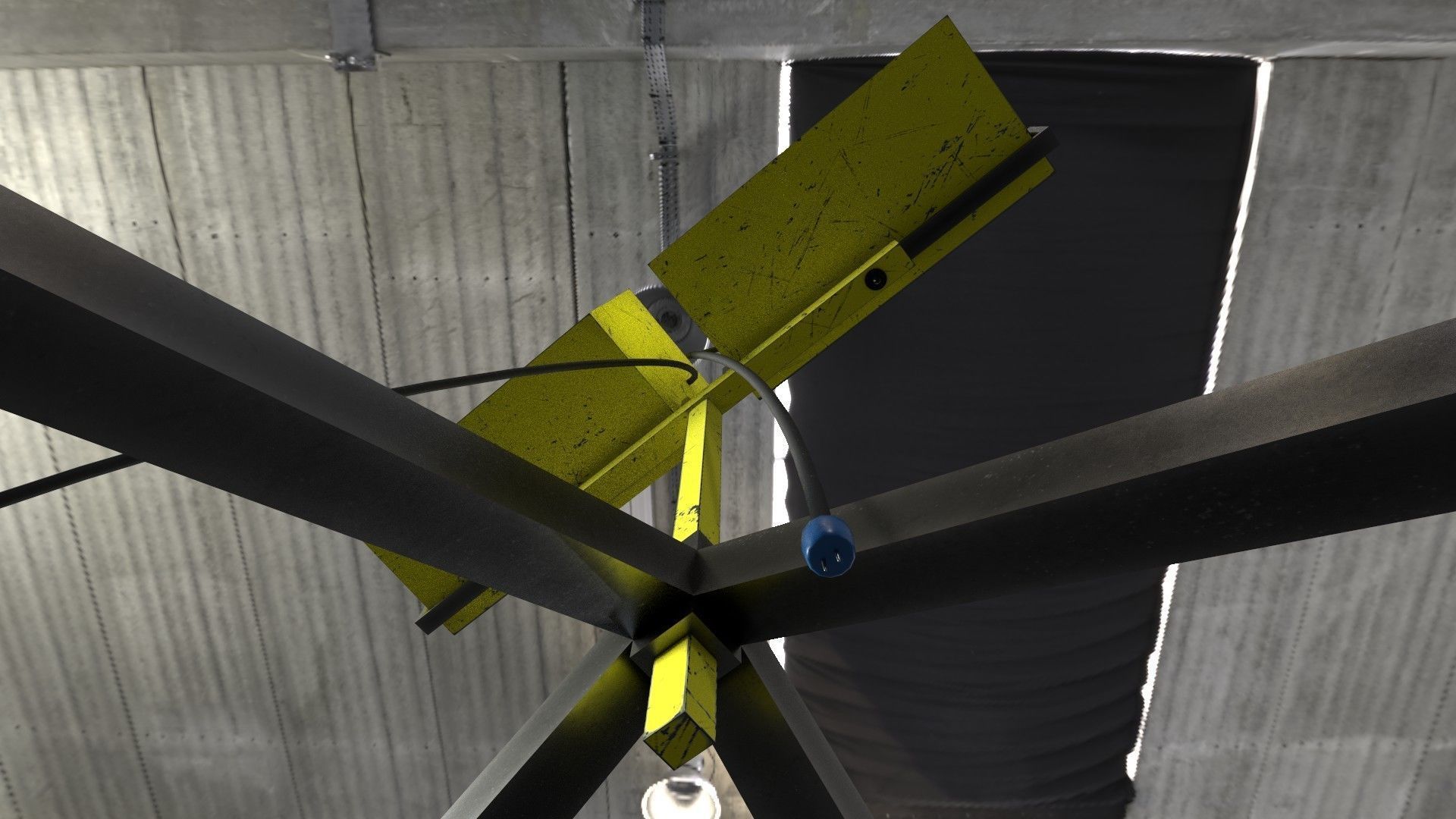 Flooding light 3D model | CGTrader