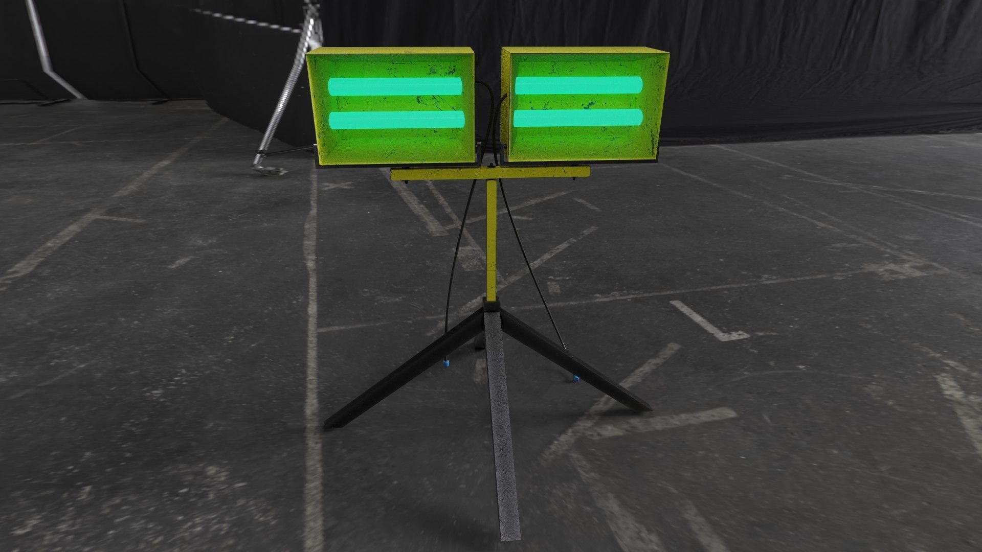 Flooding light 3D model | CGTrader