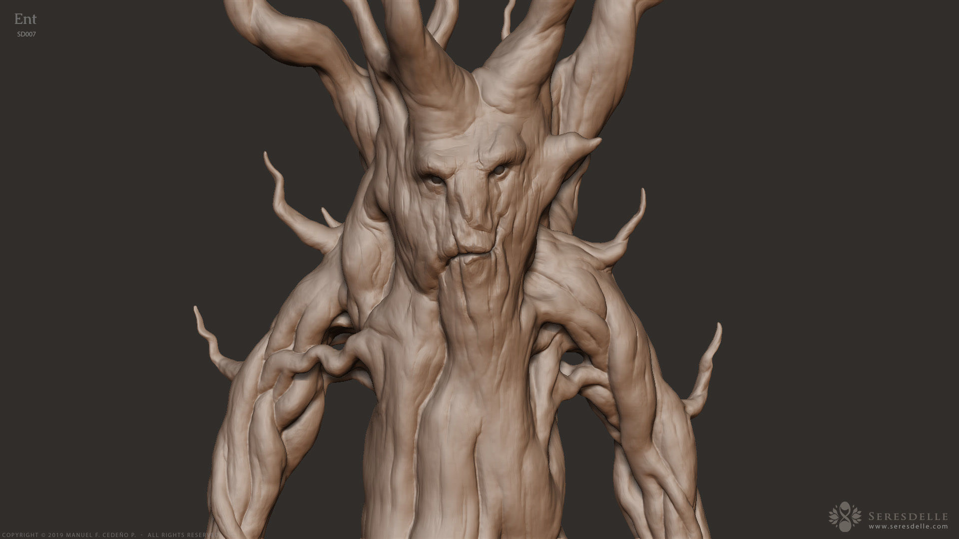 Ent - Highpoly Sculpture 3D model | CGTrader