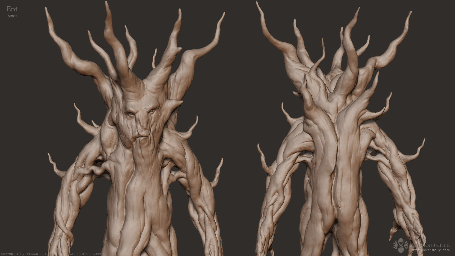 Ent - Highpoly Sculpture 3D model | CGTrader