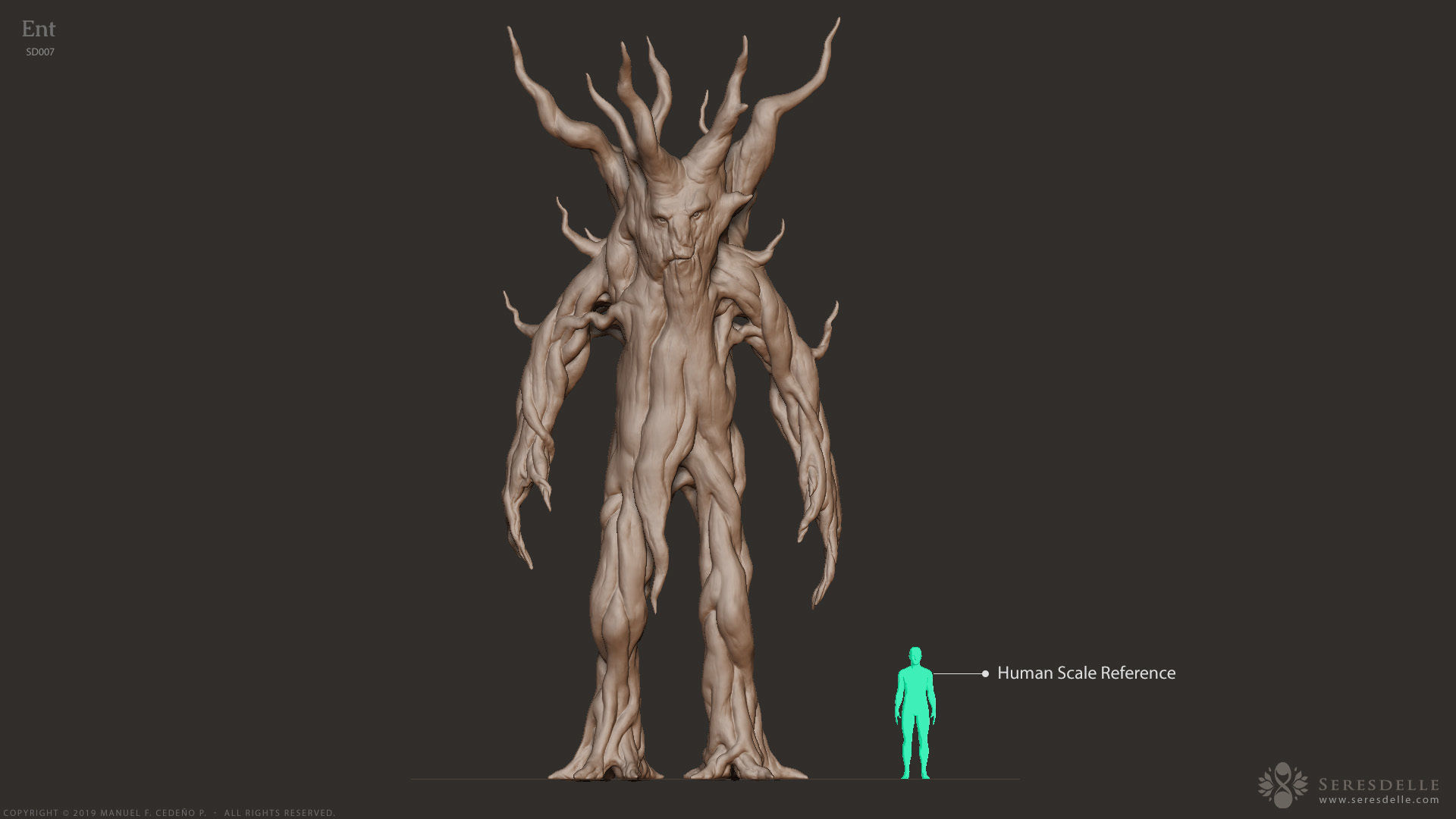 Ent - Highpoly Sculpture 3D model | CGTrader