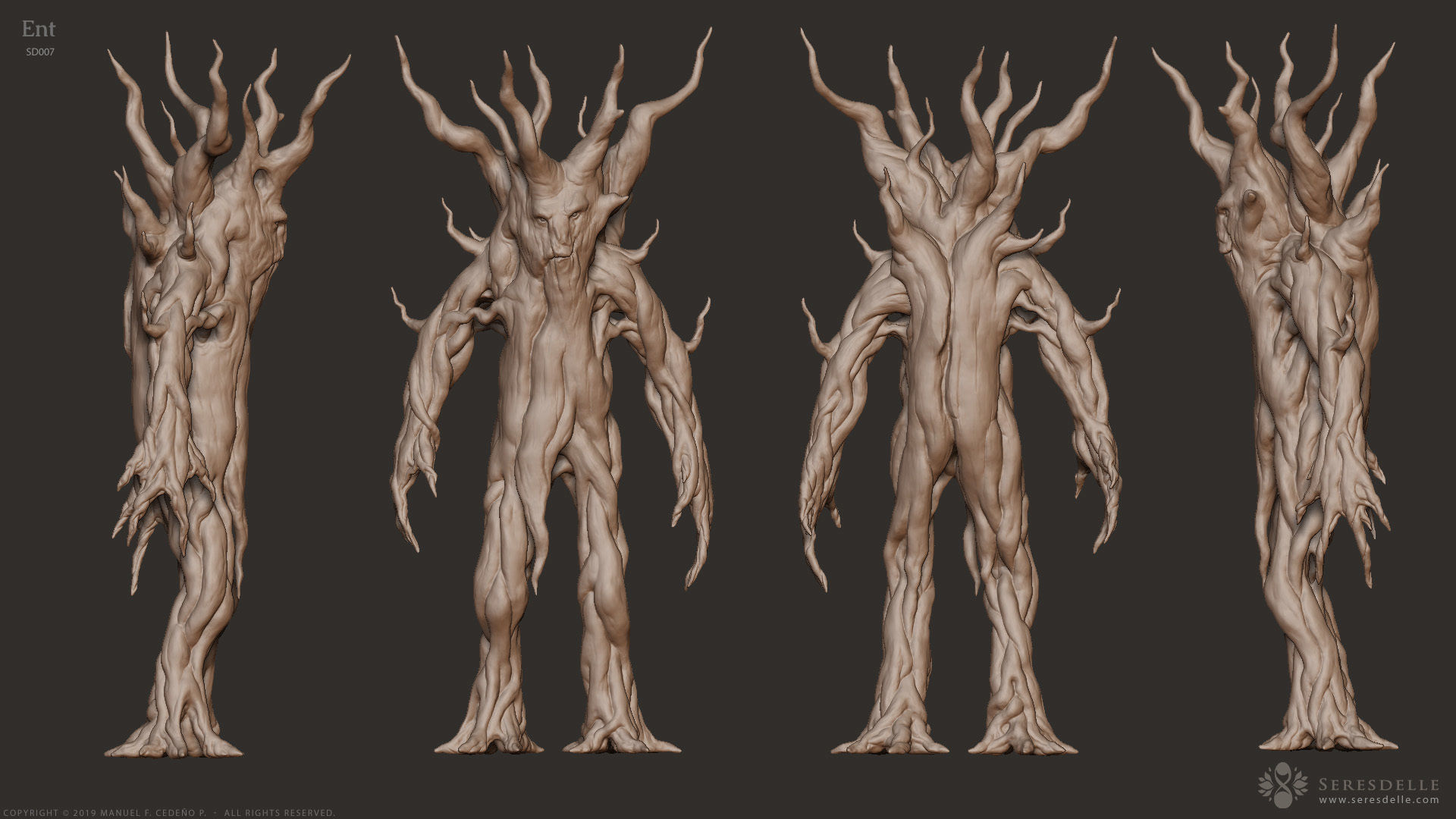 Ent - Highpoly Sculpture 3D model | CGTrader