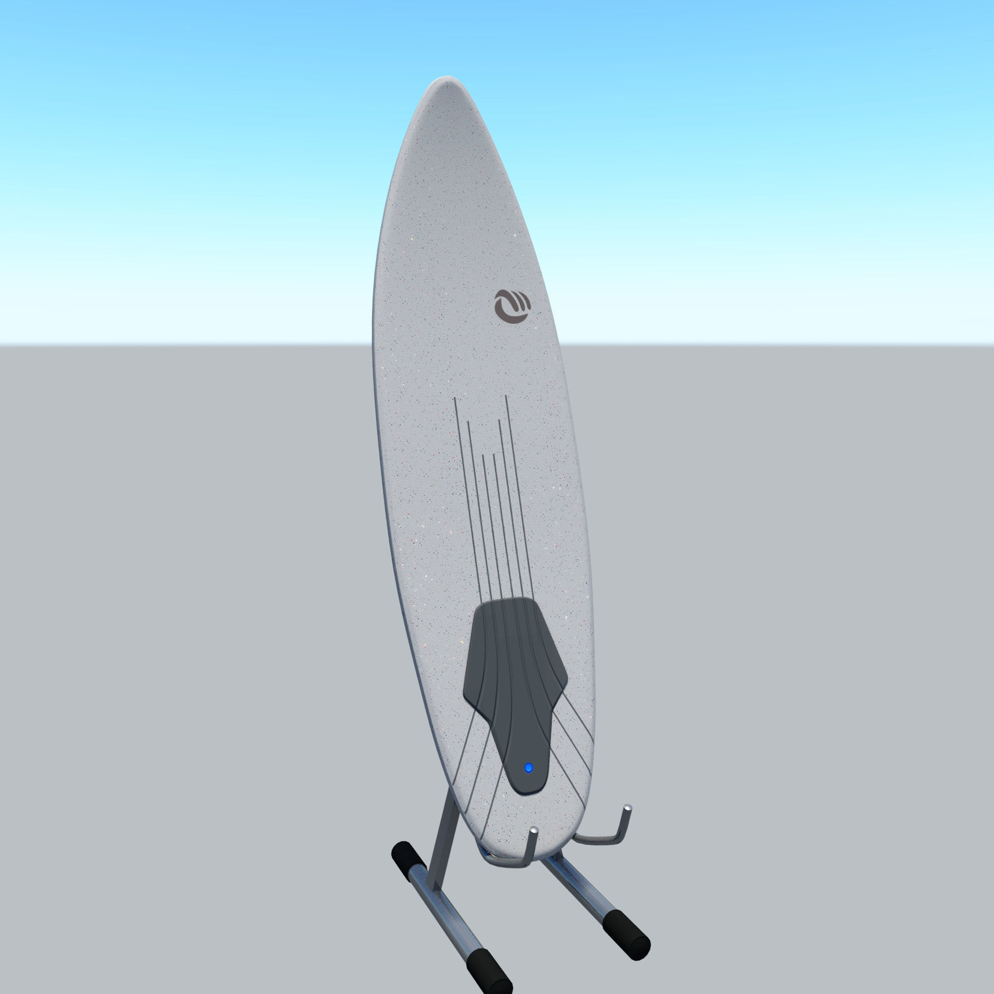 3D model powered surfboard VR / AR / low-poly | CGTrader