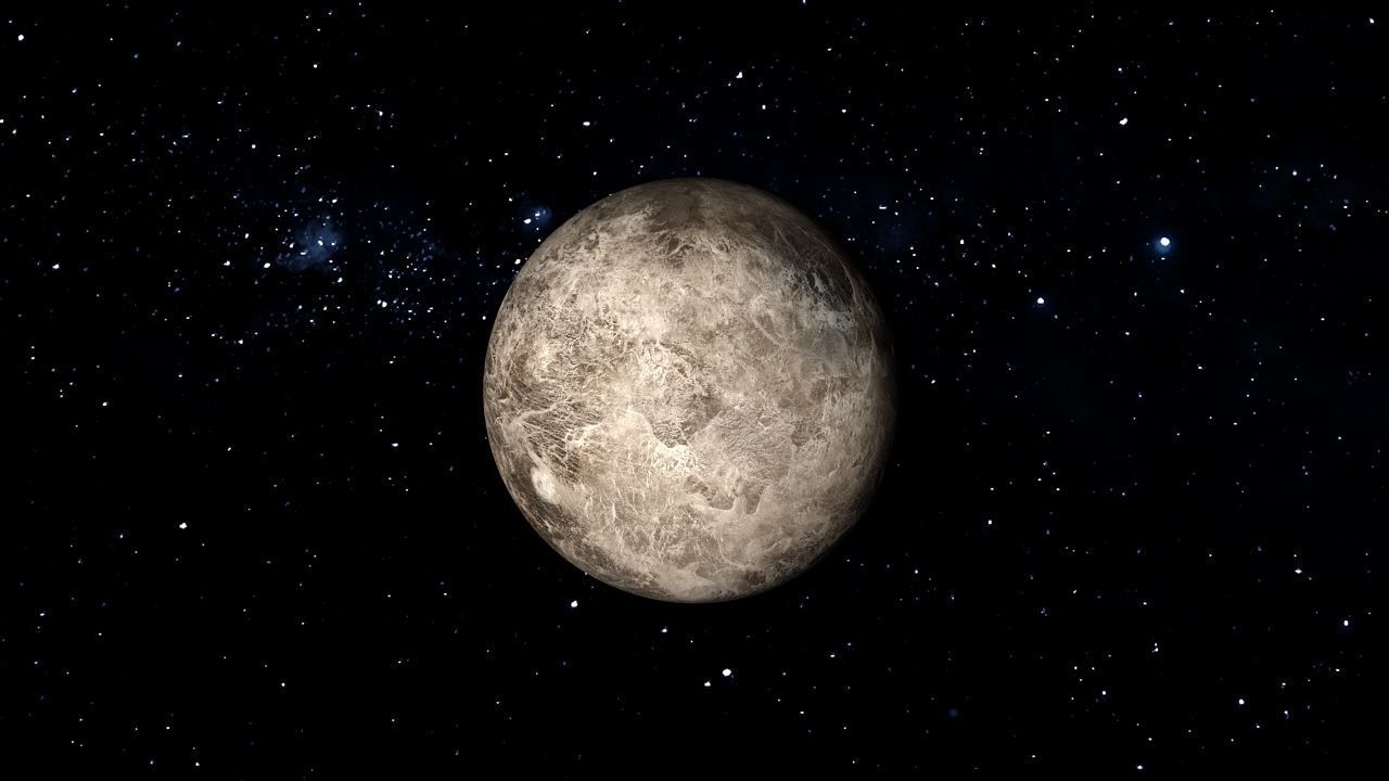 3D model DWARF PLANET---CERES 4K VR / AR / low-poly rigged animated ...