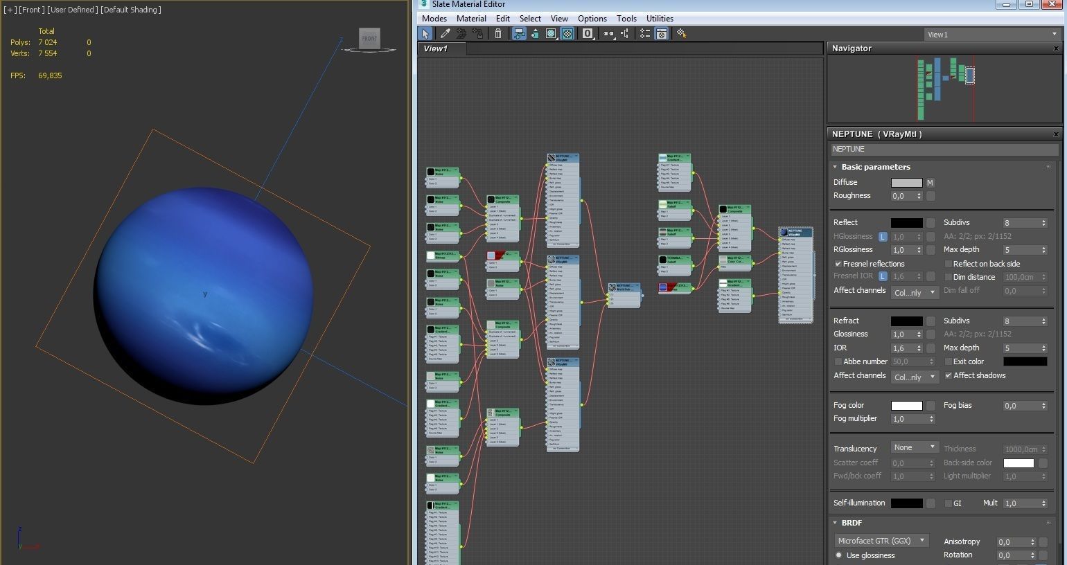 3D model PLANET---NEPTUNE 2K VR / AR / low-poly rigged animated | CGTrader