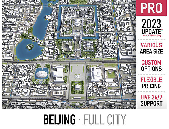 3D model Beijing VR / AR / low-poly | CGTrader