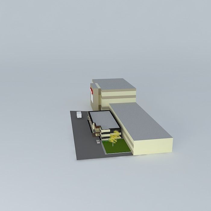 Food Factory free 3D model | CGTrader