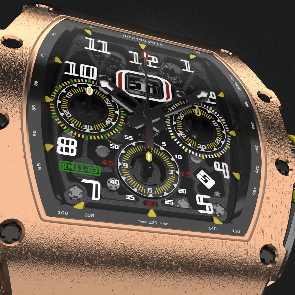 Richard Mille RM 11-03 watch 3D model | CGTrader