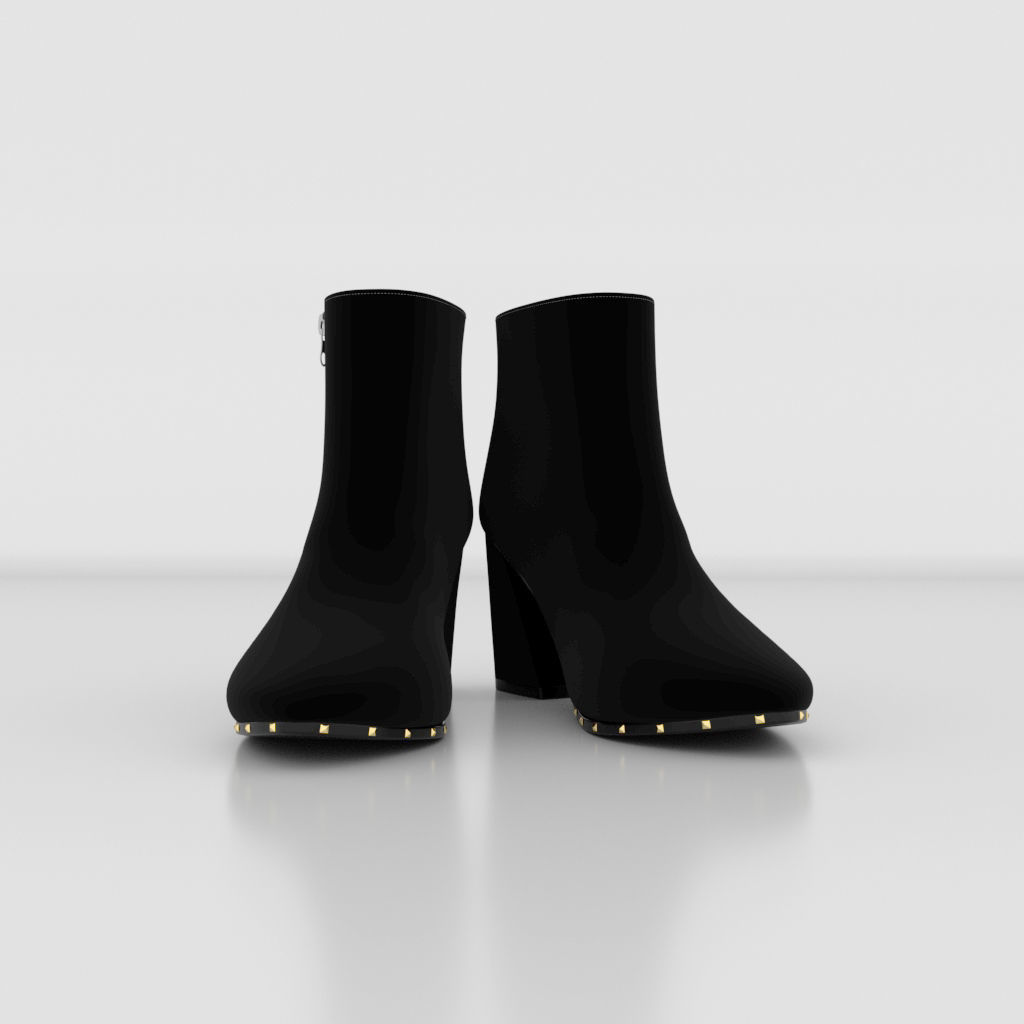 Women Short boots 3D model 3D model | CGTrader