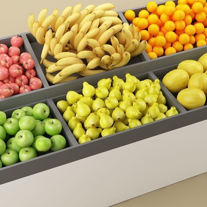 Store Fruits Stand 05 3D model | CGTrader