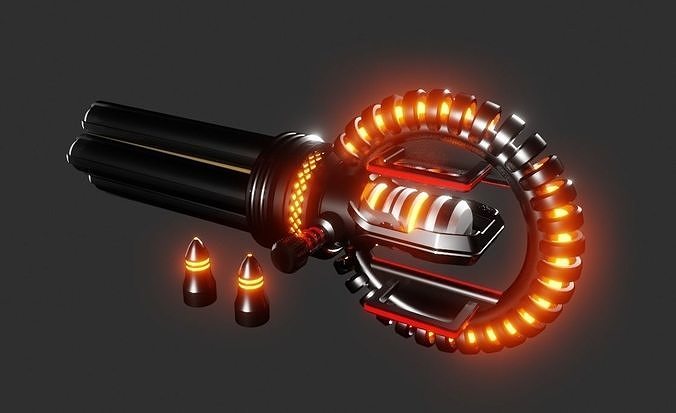 Modular Shotgun 3D model animated | CGTrader