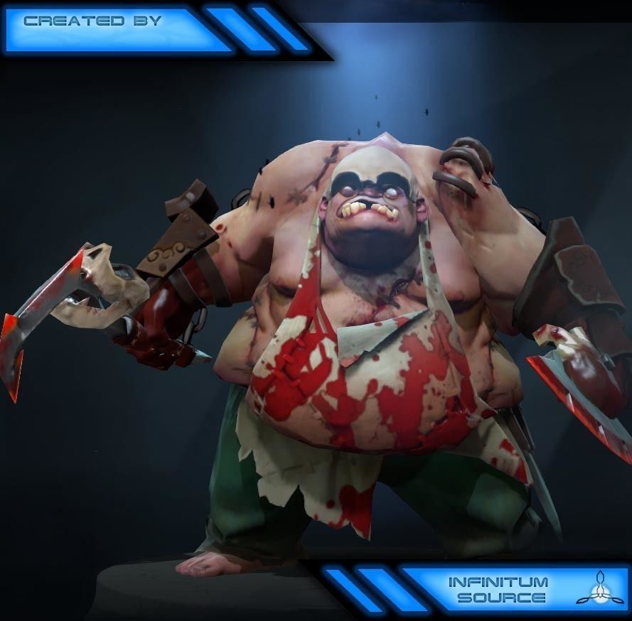 3D model Set For Pudge PBR VR / AR / low-poly | CGTrader