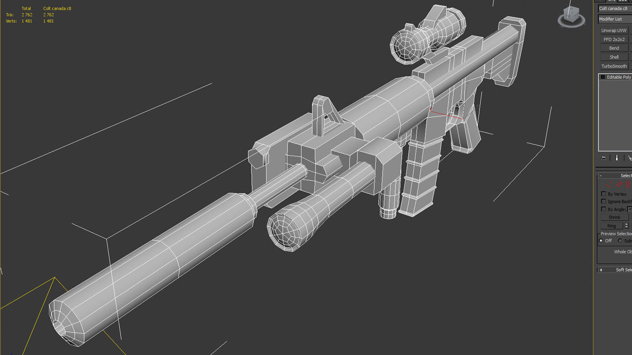 3D model Colt C8 Canada Rifle VR / AR / low-poly | CGTrader