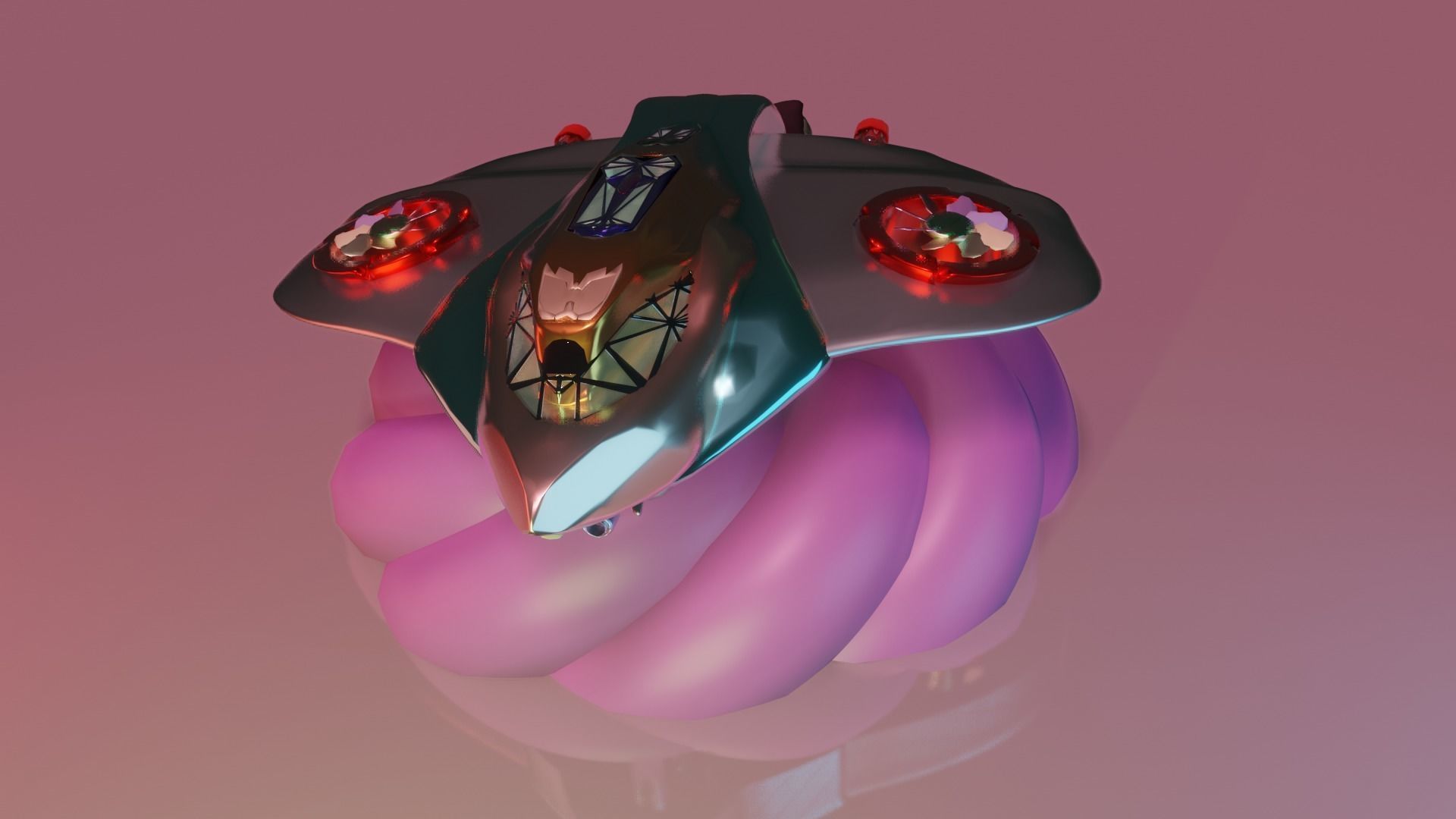 3D model Vtol Spaceship VR / AR / low-poly | CGTrader