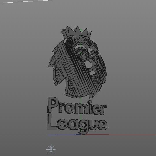 3D model Premier League FC Football Club 3D Logo VR / AR / low-poly ...