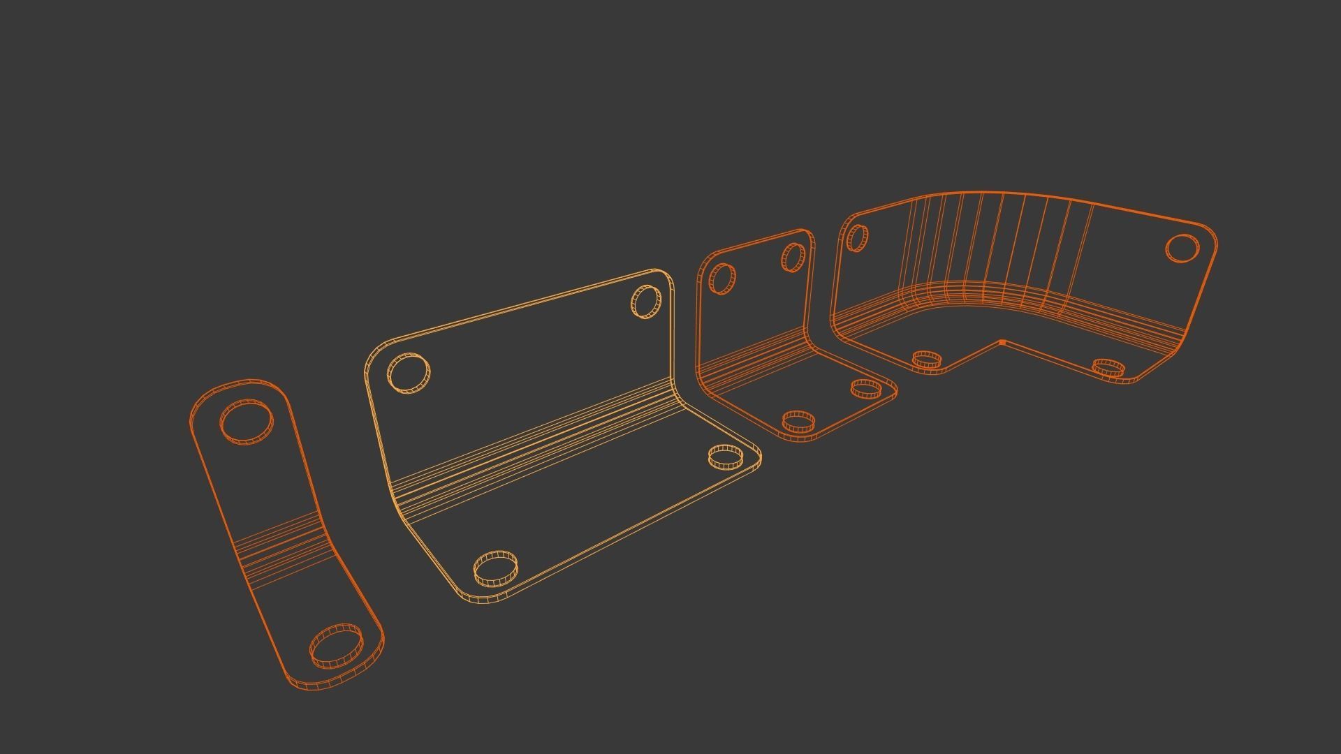 Fasteners 3D model | CGTrader
