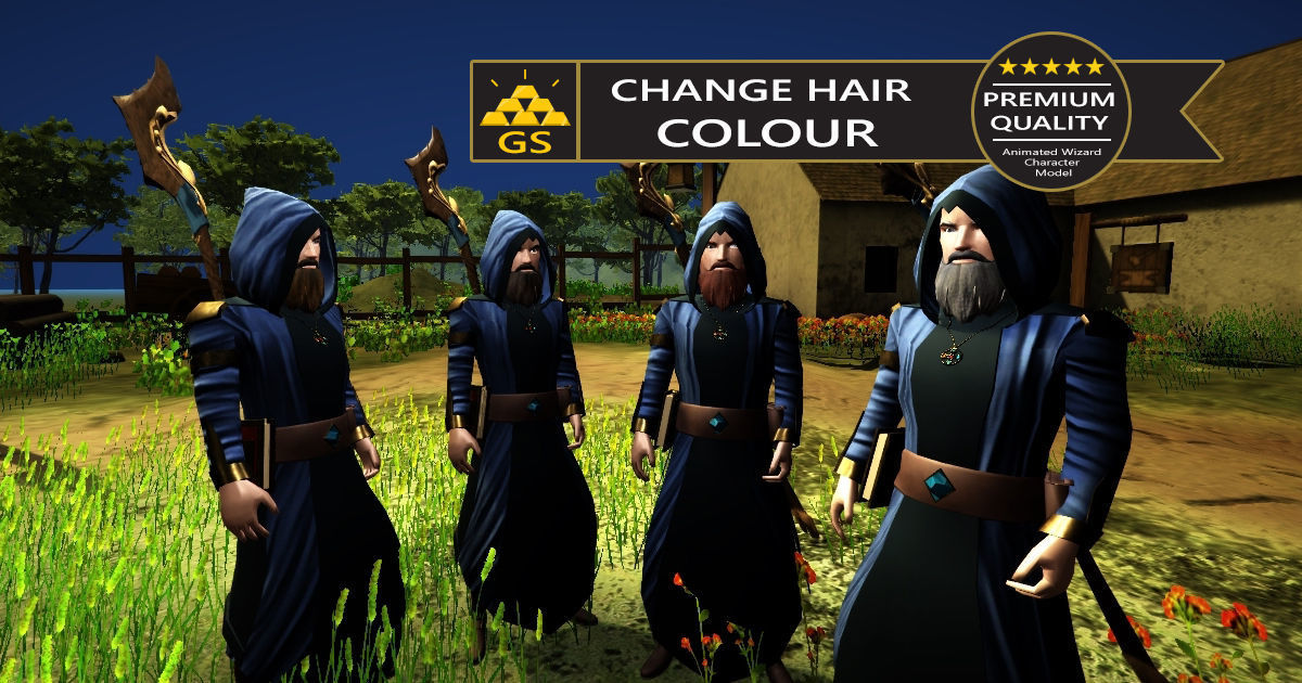 RPG Characters Pack 3D model rigged | CGTrader