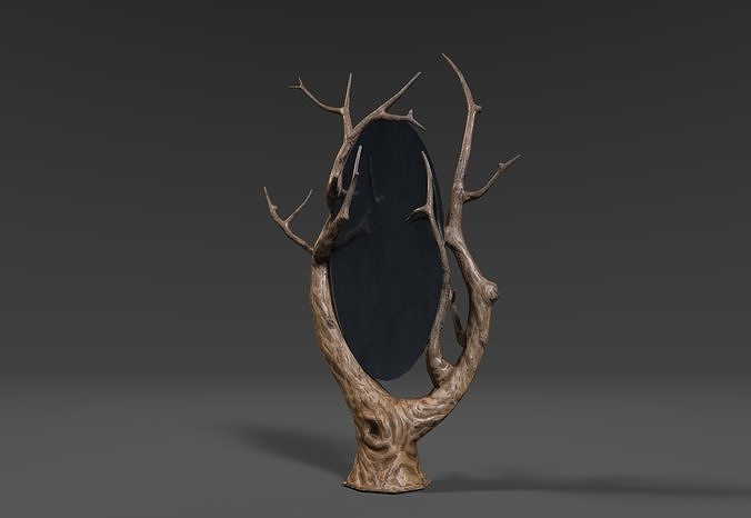 3D model magic spooky mirror VR / AR / low-poly | CGTrader