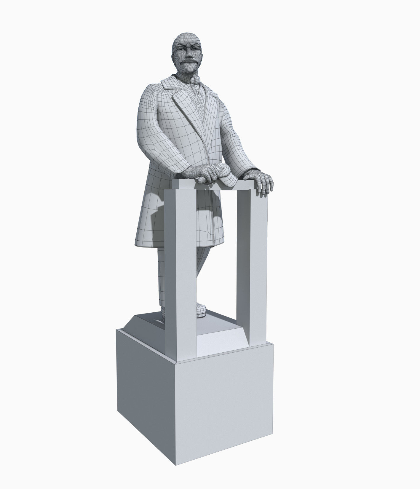 3D model Lenin statue VR / AR / low-poly | CGTrader