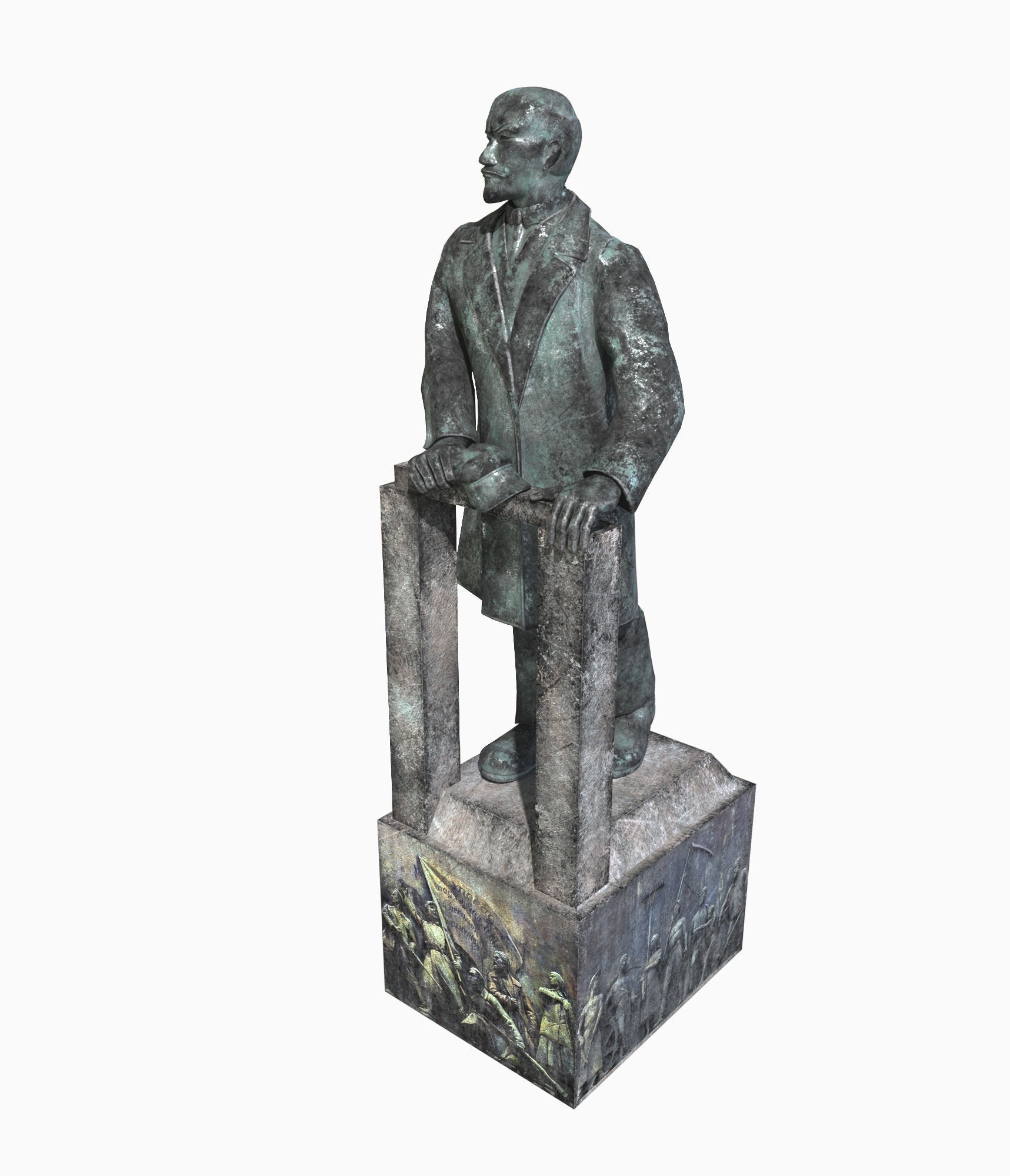 3D model Lenin statue VR / AR / low-poly | CGTrader