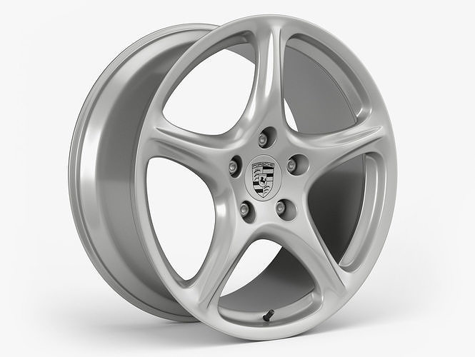 Porsche Carrera S Wheel 3D model | CGTrader