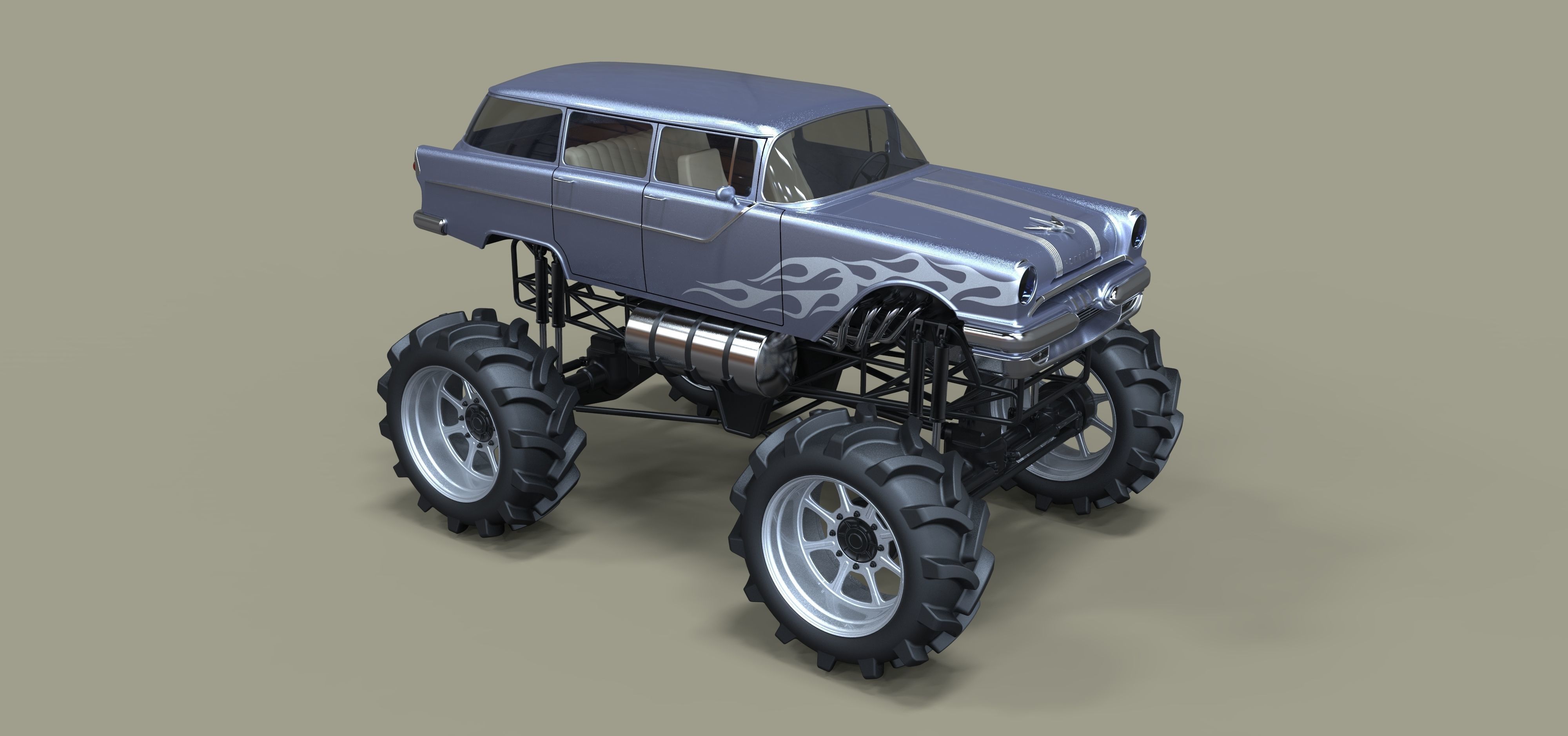 Monster truck 3D model | CGTrader