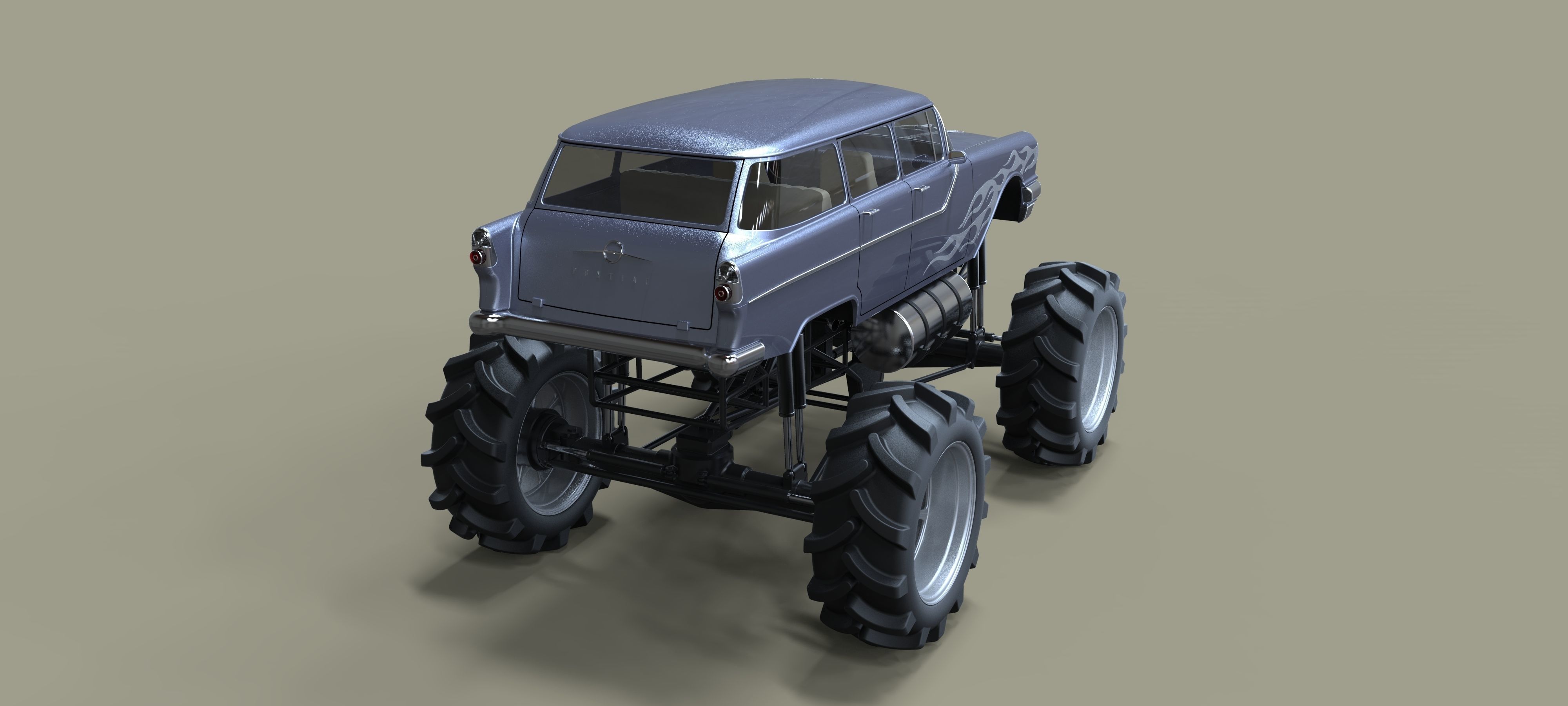 Monster truck 3D model | CGTrader