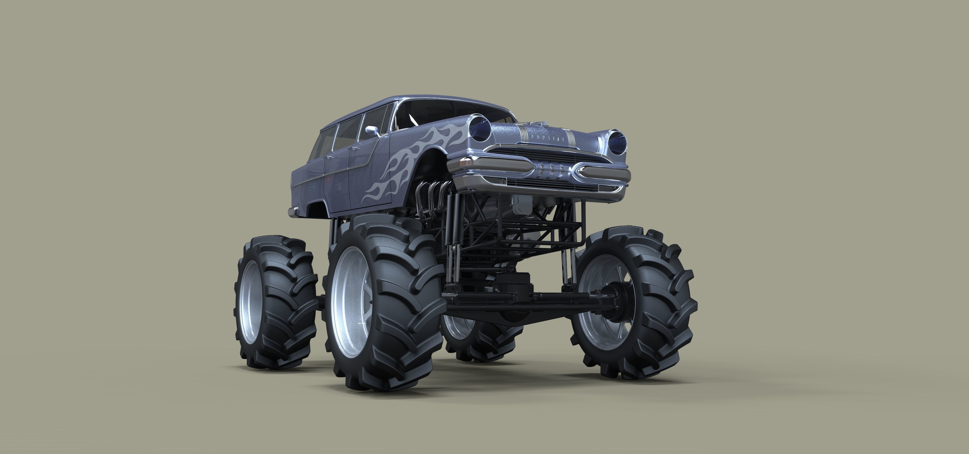 Monster truck 3D model | CGTrader