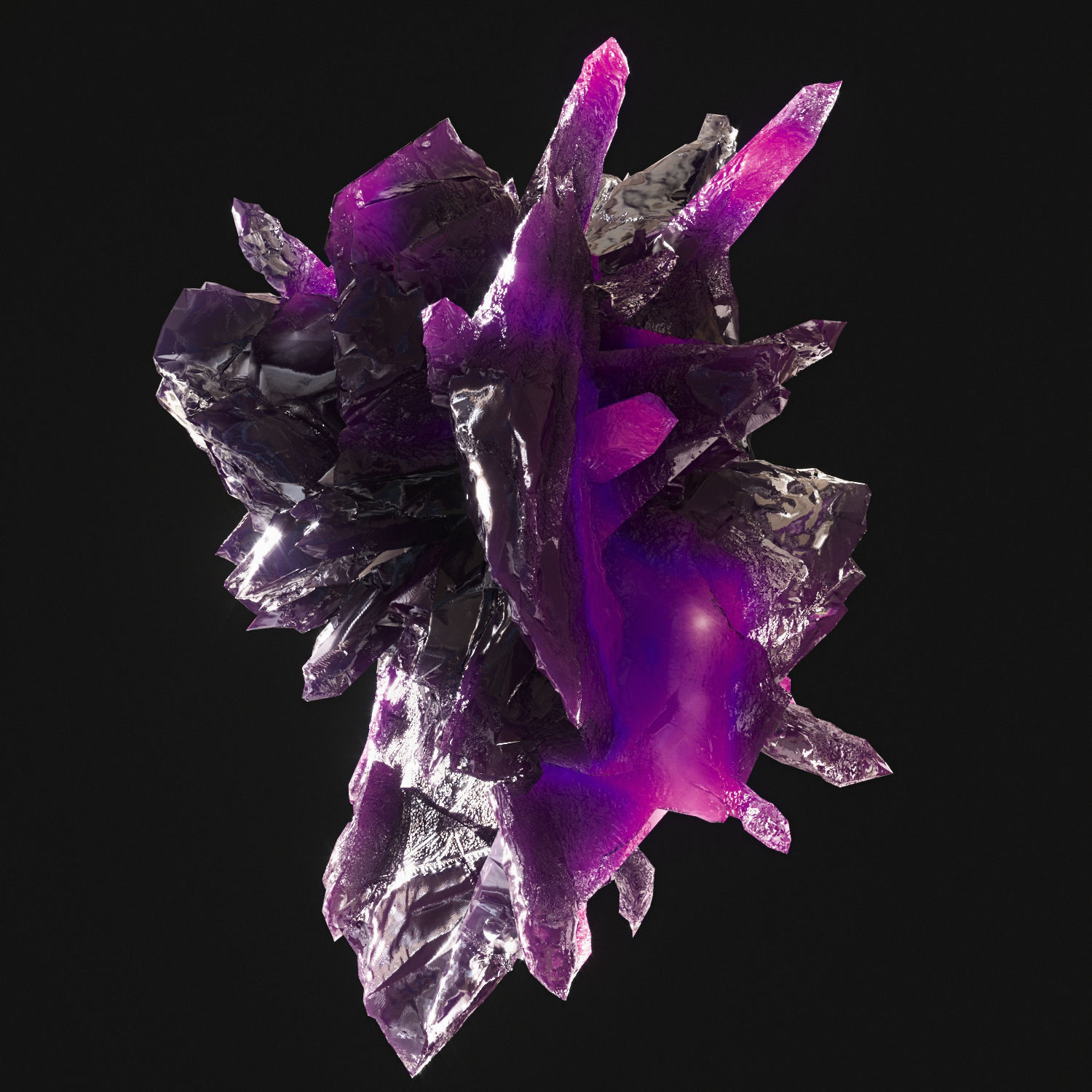 3D model Crystal Low Poly 1 VR / AR / low-poly | CGTrader