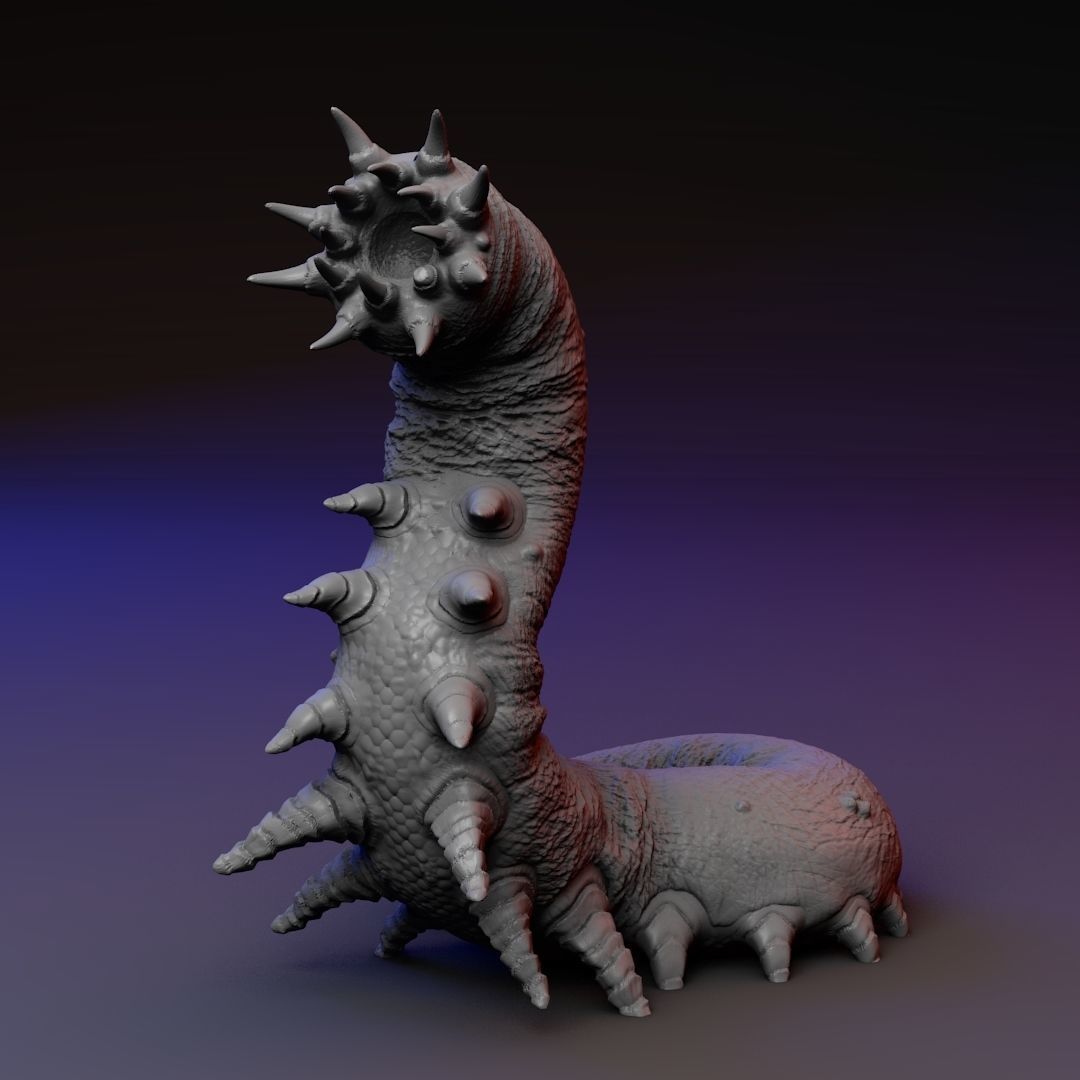 Carrion Eater - Carrion Crawler 3D model 3D printable | CGTrader